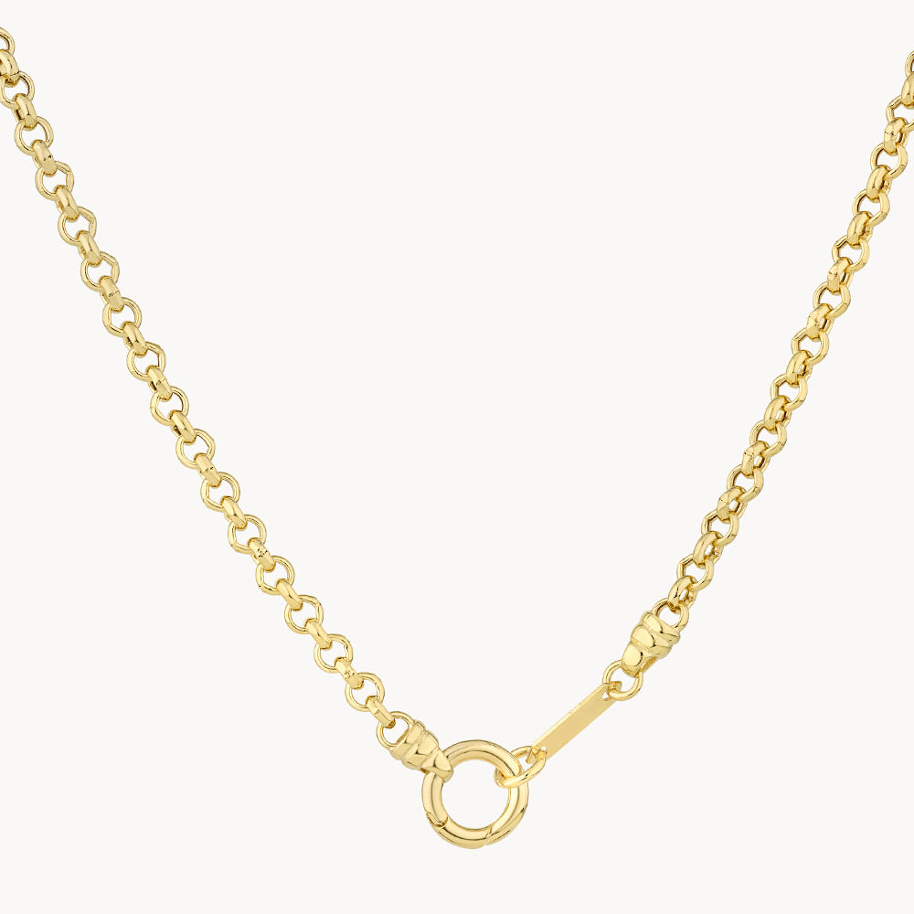 Fine Belcher Chain Necklace in Gold | Medley Jewellery